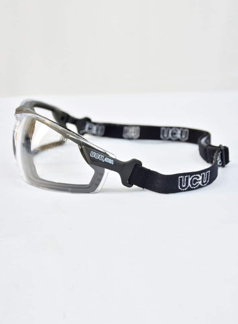 Protector Ocular Premium Transparente Ergonómico, Banda de Sujeción ...
